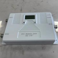 China UMTS 2100MHz DCS 1800MHz Dual Band Cellular Signal Booster with 70dB Gain and 20dBm Output Power for 2G 3G 4G Networks for sale