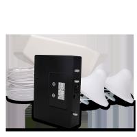 China 700MHz 800MHz Dual Band 4G NR Cell Phone Signal Booster with 70dB Gain and 20dBm Output Power for sale
