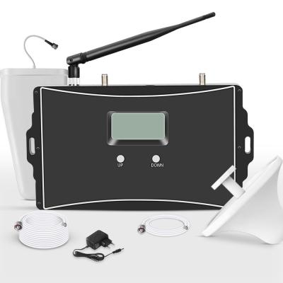 China ATNJ Dual Band 1800/2100MHz 3G 4G Signal Repeater Kit 70dB Gain 100-500m² Coverage for sale