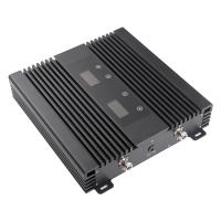 China ATNJ 27dBm Dual Band 1800/2100MHz Cell Phone Signal Booster with 80dB Gain and LCD Display for sale