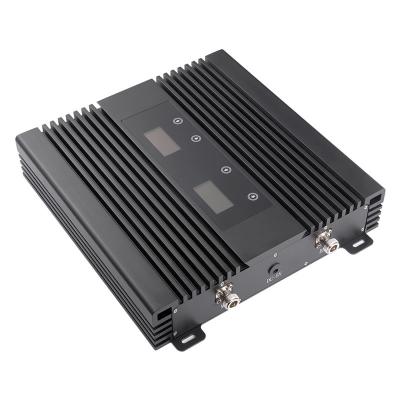 China ATNJ 27dBm Dual Band 1800/2100MHz Cell Phone Signal Booster with 80dB Gain and LCD Display for sale