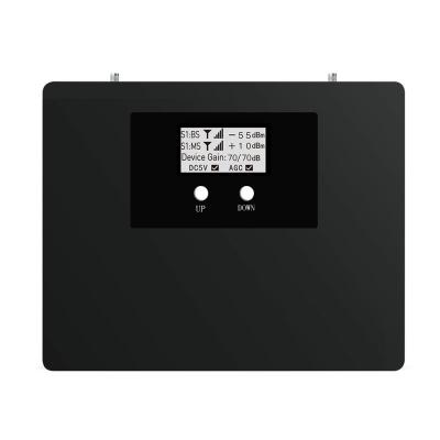 China Dual Band DCS LTE 2G 4G Network Booster Repeater with 70dB Gain and 20dBm Output Power for 800/1800MHz for sale