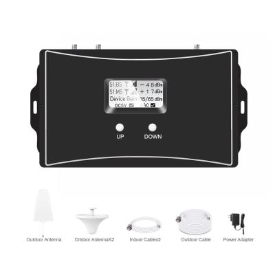 China 900MHz 1800MHz 2G 4G LTE Cell Signal Booster with 70dB Gain and 20dBm Power for 300-800sqm Coverage for sale