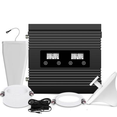 China 4G Dual Band Signal Booster 800MHz 2600MHz with 80dB Gain and 350-800m² Coverage for Home Office Use for sale