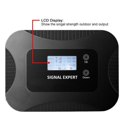 China Smart Single Band 2100MHz 3G Signal Repeater with 70dB Gain and 17dBm Output Power for 100-300sqm Coverage for sale