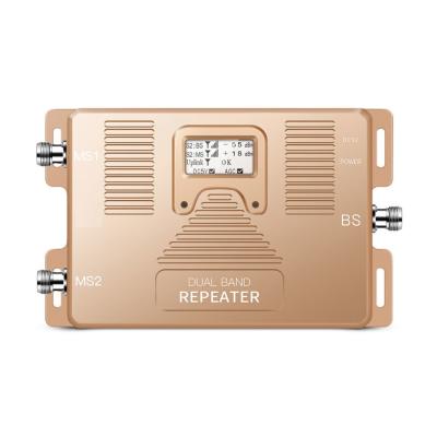 China OEM ODM Dual Output Mobile Signal Booster 2G 3G 4G Cellular Amplifier 65dB Gain 165×130×40mm for sale