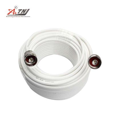 China 50 Ohm N Male Coaxial Cable 20M for Signal Booster Mobile Repeater 6mm for sale