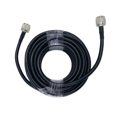 China Low Loss 5m Signal Booster Coaxial Cable N Male to N Male Connector 50 Ohm for sale