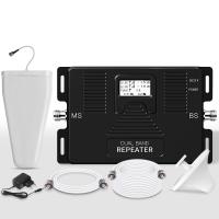 China 2G 4G Dual Band Signal Booster 70dB Gain 900MHz 1800MHz with LCD Display for Enhanced Mobile Coverage for sale