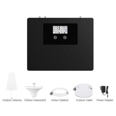 China Dual Band 2G 4G GSM Signal Booster 70dB Gain 900/1800MHz for Office Basement Coverage for sale