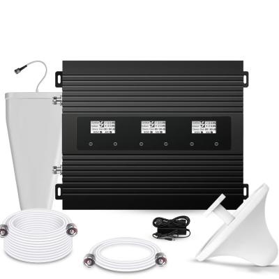 China 27dBm Output Power Smart Tri-Band Signal Repeater with 80dB Gain for 850/1700/1900MHz Cellular Networks for sale