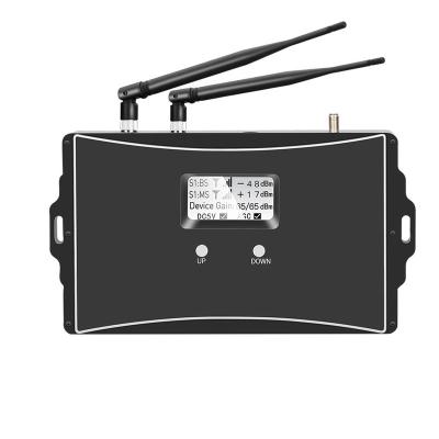 China 800MHz 900MHz Dual Band Cell Phone Signal Booster with 70dB Gain and 20dBm Output Power for 2G 4G Networks for sale