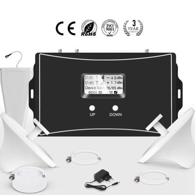 China Dual Band 850MHz 1900MHz Mobile Signal Booster 70dB Gain Cell Phone Amplifier for sale