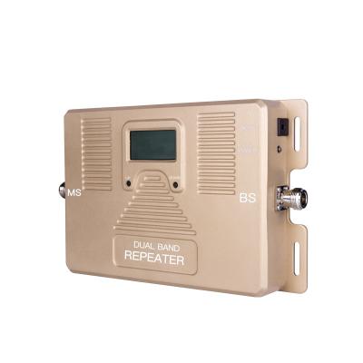 China 70dB Gain Dual Band Signal Repeater for EGSM 900MHz/1800MHz with 20dBm Output Power for sale