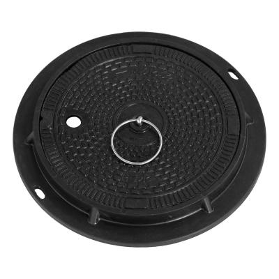 China Elite Roadway Use 400mm Diameter Round BMC Composite Manhole Cover for sale
