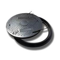 China UV Resistant FRP Grating Waterproof Manhole Cover For Outdoor Anti Theft Manhole Cover for sale