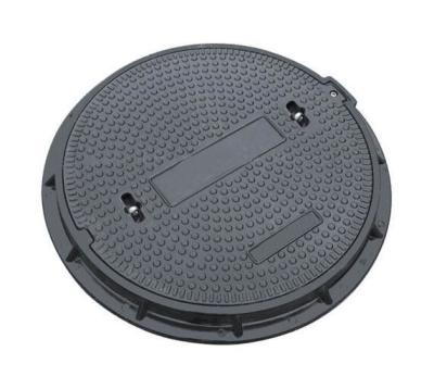 China Threaded Composite Manhole Cover with Superior Weather Resistance and Bolted Lock for sale