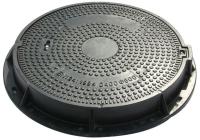 China Threaded Composite Manhole Cover with Superior Weather Resistance and Bolted Lock for sale