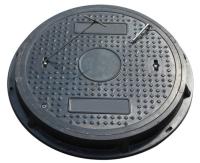 China 1000mm Composite Manhole Cover with High Corrosion Resistance and Frame And Cover Installation Method for sale