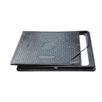 China Fire Resistance Plastic Manhole Covers Threaded Lock Type And With Bolted Lock Type for sale