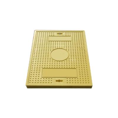 China Anti Corrosive SMC Square Man Hole Cover For Chemical And Industrial Plants for sale