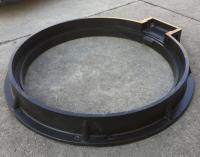 China Long Lasting Molded FRP Fiberglass Reinforced Plastic Manhole Cover Bolted Installation Method Durable for sale