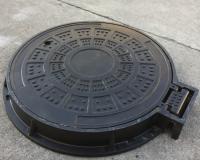 China Long Lasting Molded FRP Fiberglass Reinforced Plastic Manhole Cover Bolted Installation Method Durable for sale