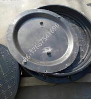 China Round SMC Manhole Covers With Lockable Mechanism Load Capacity Up To 40 Tons for sale