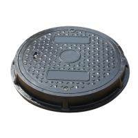 China Slip Resistant SMC Round Manhole Cover 600mm With Locking System And ISO Certification for sale