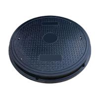 China Slip Resistant SMC Round Manhole Cover 600mm With Locking System And ISO Certification for sale