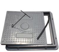 China Anti Slip Square Heavy Duty Manhole Cover And Frame / Waterproof Manhole Cover for sale