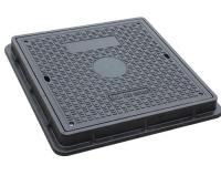 China Anti Slip Square Heavy Duty Manhole Cover And Frame / Waterproof Manhole Cover for sale