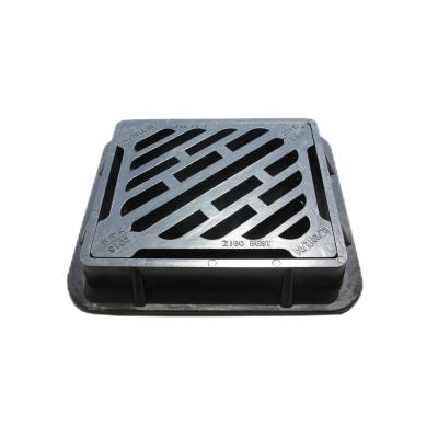 China En124 F900 Rectangular Ductile Airport Rainwater Gully Grating With Frames for sale