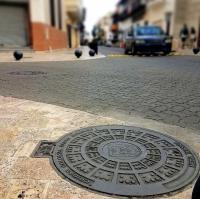 China High Strength Heavy Duty Manhole Cover Fiberglass FRP With Frame for sale