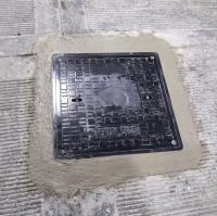 China Anti Slip Embedded SMC Manhole Cover Durable And Lightweight Easy Installation And Maintenance for sale