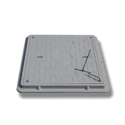 China Slip Resistant Surface A15 B125 C250 Manhole Cover 500mm UV Stable For Extreme Weather for sale