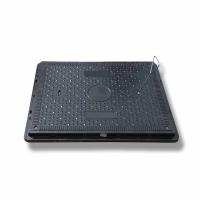 China Square Fiber Glass Composite Resin BMC / SMC / FRP Manhole Cover for sale