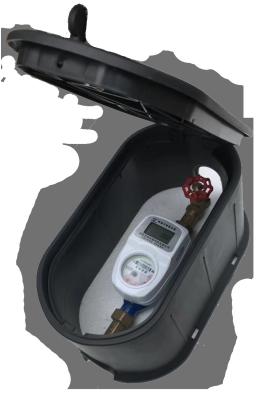 China High Impact Plastic Water Meter Box Tamper Resistant Cover UV Resistant Suitable For Desert And Tropical Climates for sale