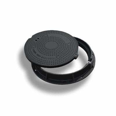 China Durable Composite Manhole Cover with Above 30years Service Life and Smooth Patterned Surface for sale