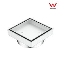 China 100 L/min Bhutan Home Use Chrome Plated Brass Floor Drain Wholesale to Sudan for sale