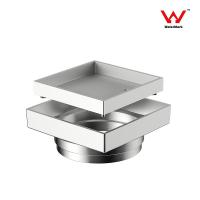 China 100 L/min Bhutan Home Use Chrome Plated Brass Floor Drain Wholesale to Sudan for sale