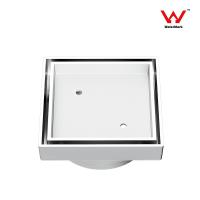 China 100 L/min Bhutan Home Use Chrome Plated Brass Floor Drain Wholesale to Sudan for sale