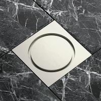 China Home Brass chrome floor drain OEM/ODM Embedded Square Shape for sale
