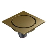 China Home Brass chrome floor drain OEM/ODM Embedded Square Shape for sale