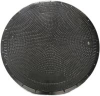 China Round SMC Manhole Cover with Locking System for Underground Utilities Access for sale