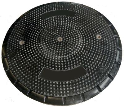 China EN124 Standard Round Composite Manhole Cover / Smc Manhole Cover for sale