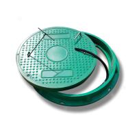 China Fire Resistant and Corrosion Resistant SMC Manhole Cover with 40 Tons Load Capacity for sale