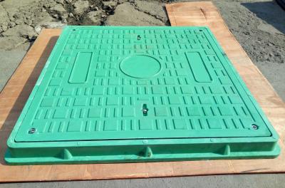 China 600mm Composite Manhole Cover 40 Ton Load Capacity Anti-Slip for sale