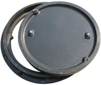 China 600mm Composite Manhole Cover 40 Ton Load Capacity Custom Logo for sale