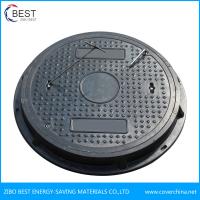 China 600mm Composite Manhole Cover 40 Ton Load Capacity Custom Logo for sale